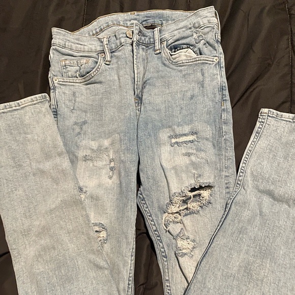 H&M | Jeans | Hm Ripped Jeans | Poshmark